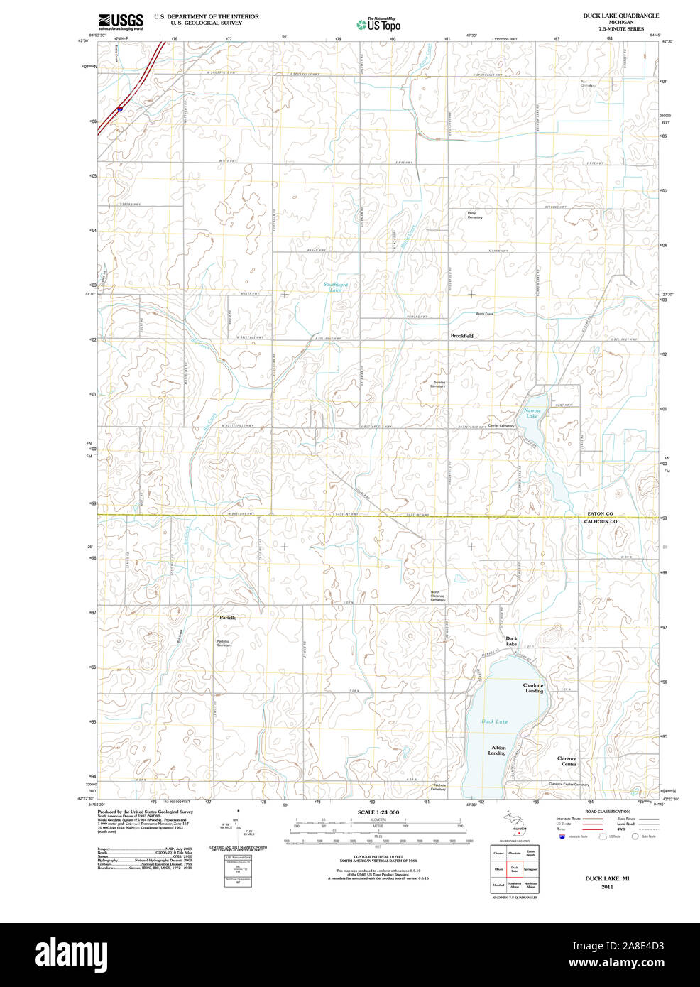 Duck lake map hi-res stock photography and images - Alamy