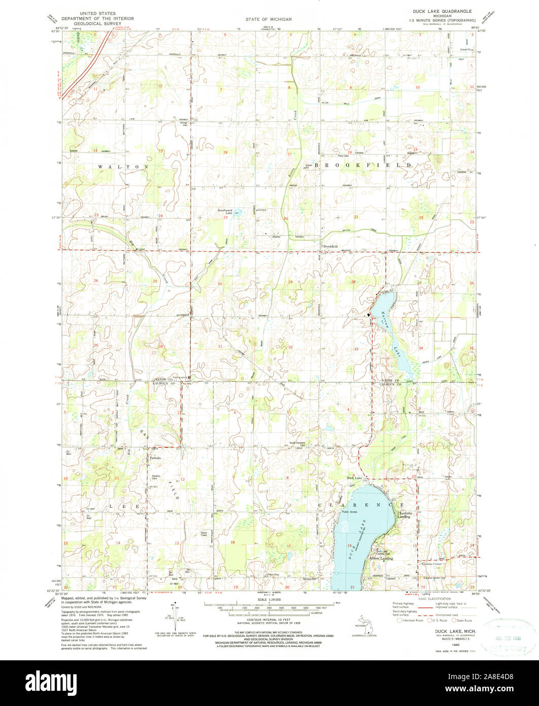Duck lake map hi-res stock photography and images - Alamy