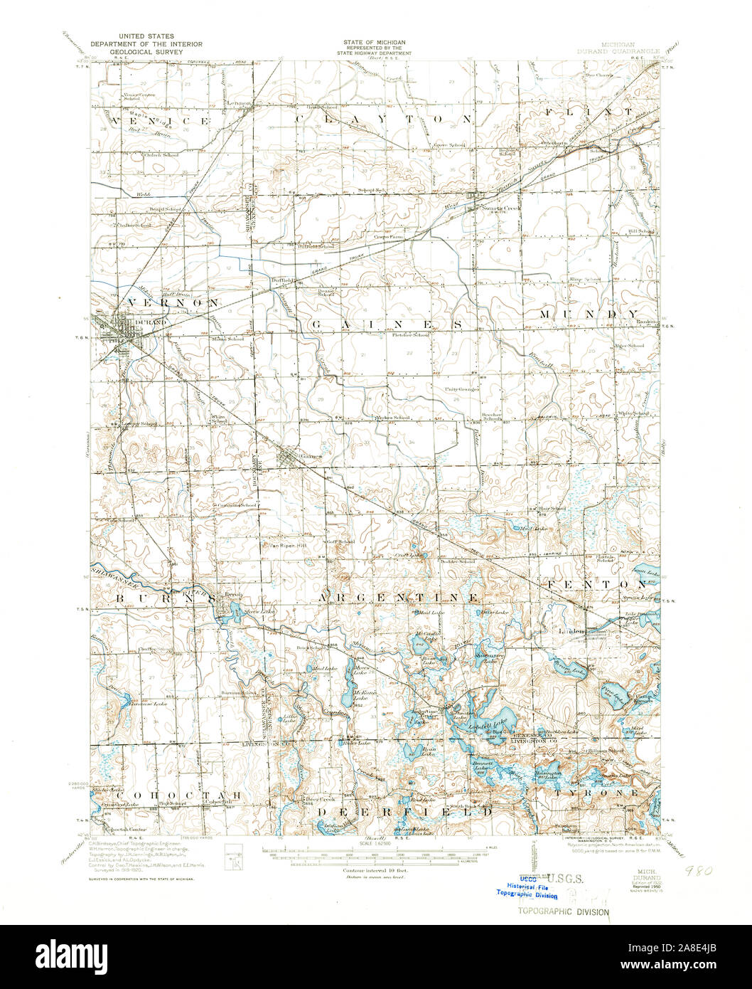 Durand map hi-res stock photography and images - Alamy