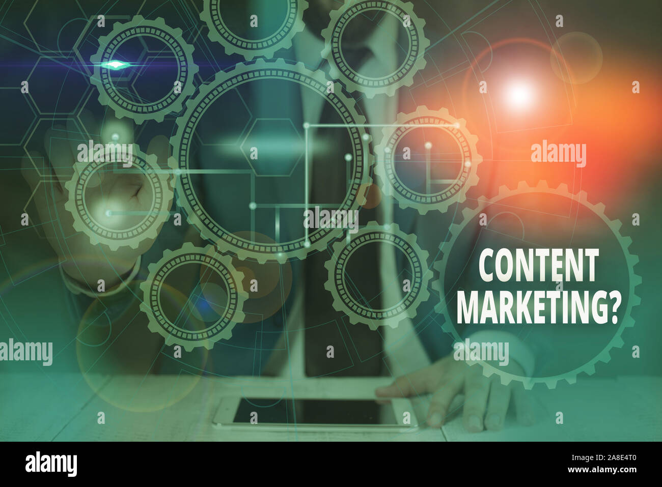 Handwriting text Content Marketing Question. Conceptual photo involves ...