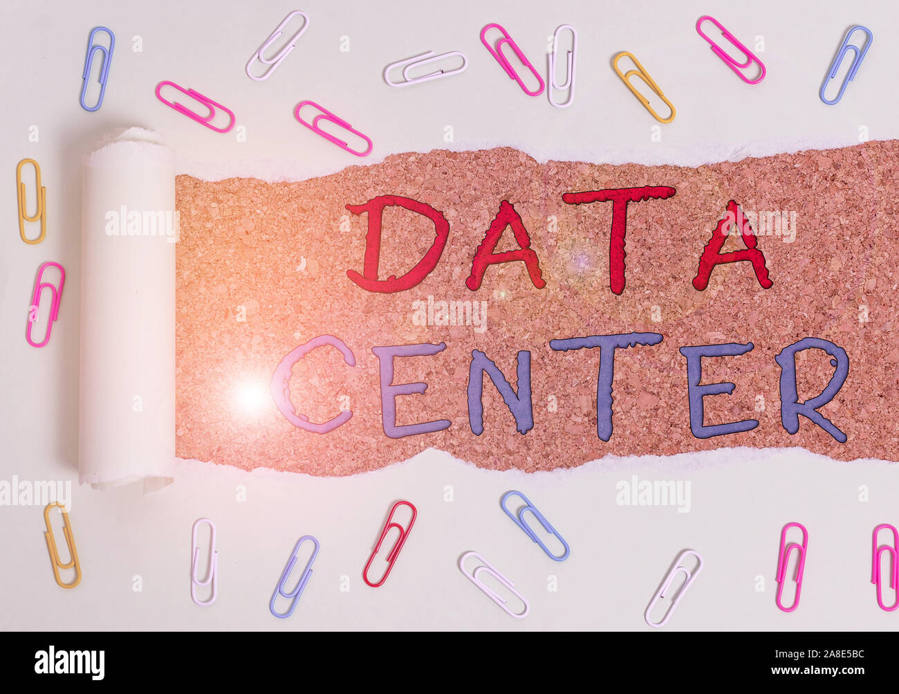 Handwriting text Data Center. Conceptual photo a repository that houses ...