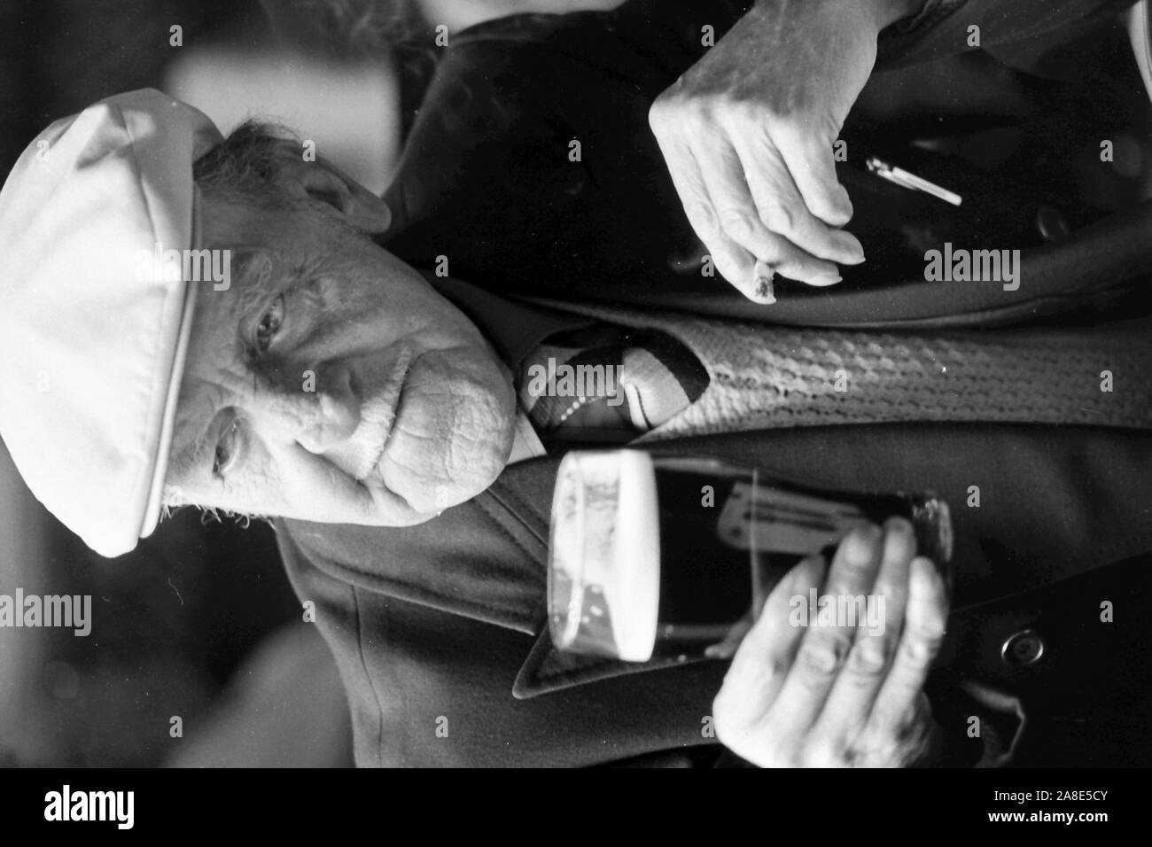 Regulars in the Eldon pub Leeds 1983 Stock Photo - Alamy