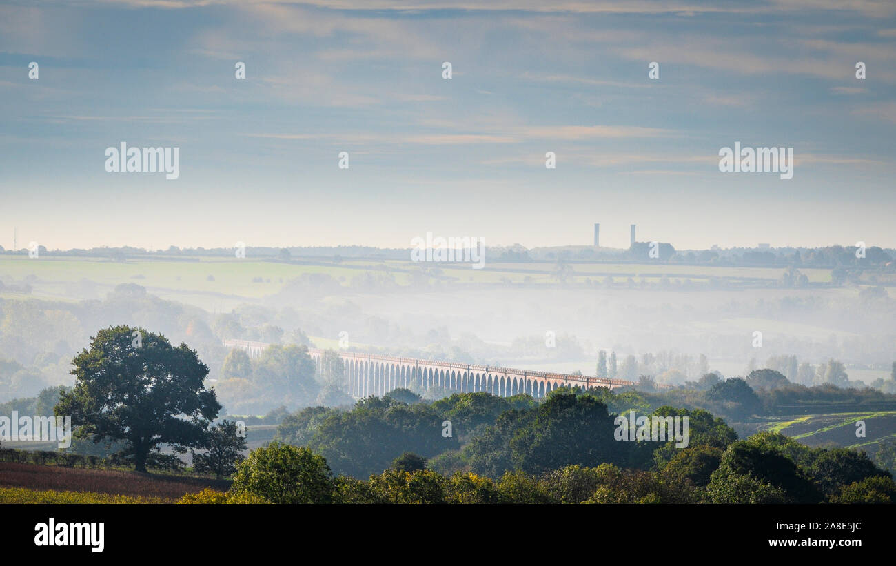 The Welland Valley Viaduct which is also known as Harringworth Viaduct ...
