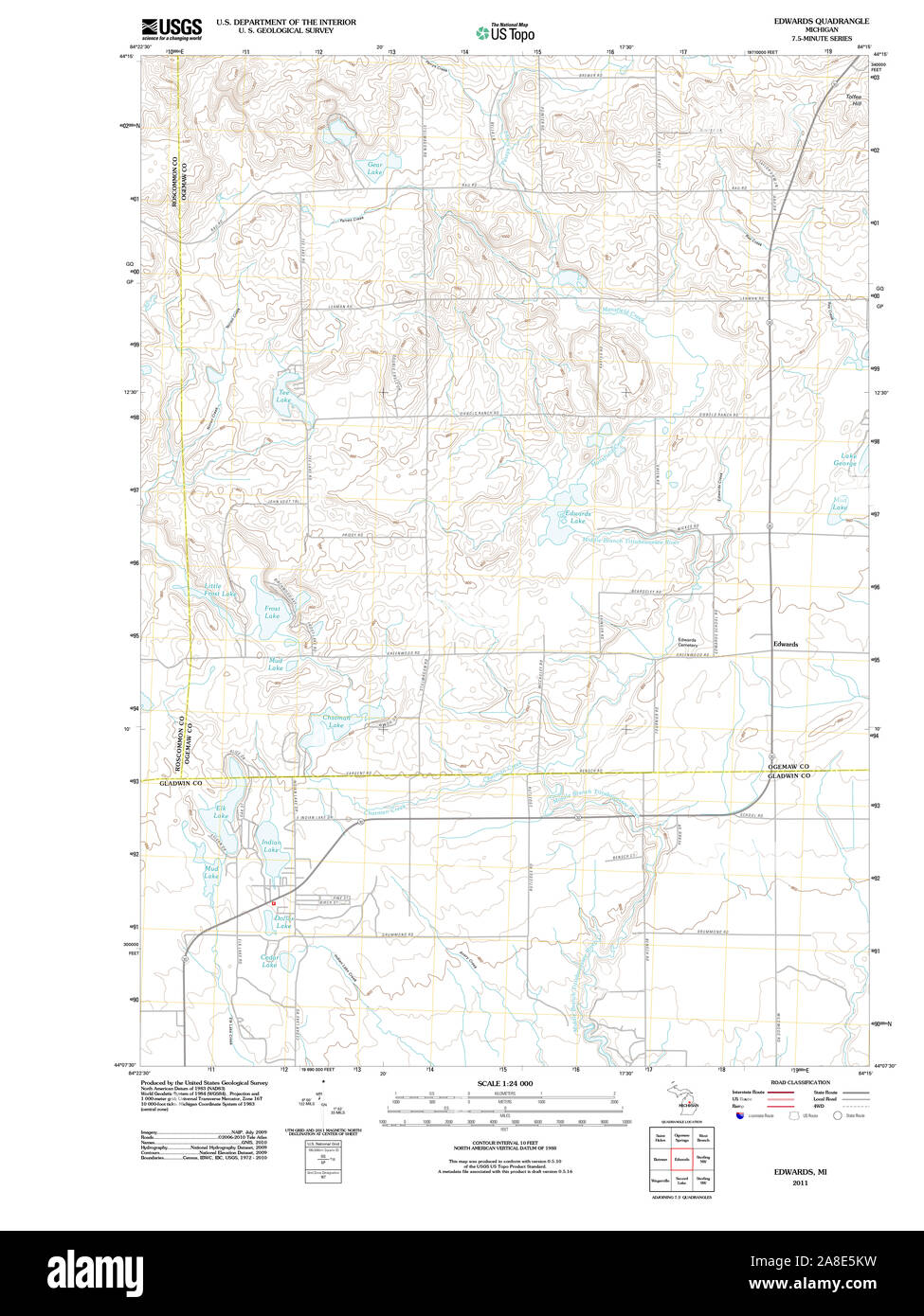 Map of edwards hi-res stock photography and images - Alamy