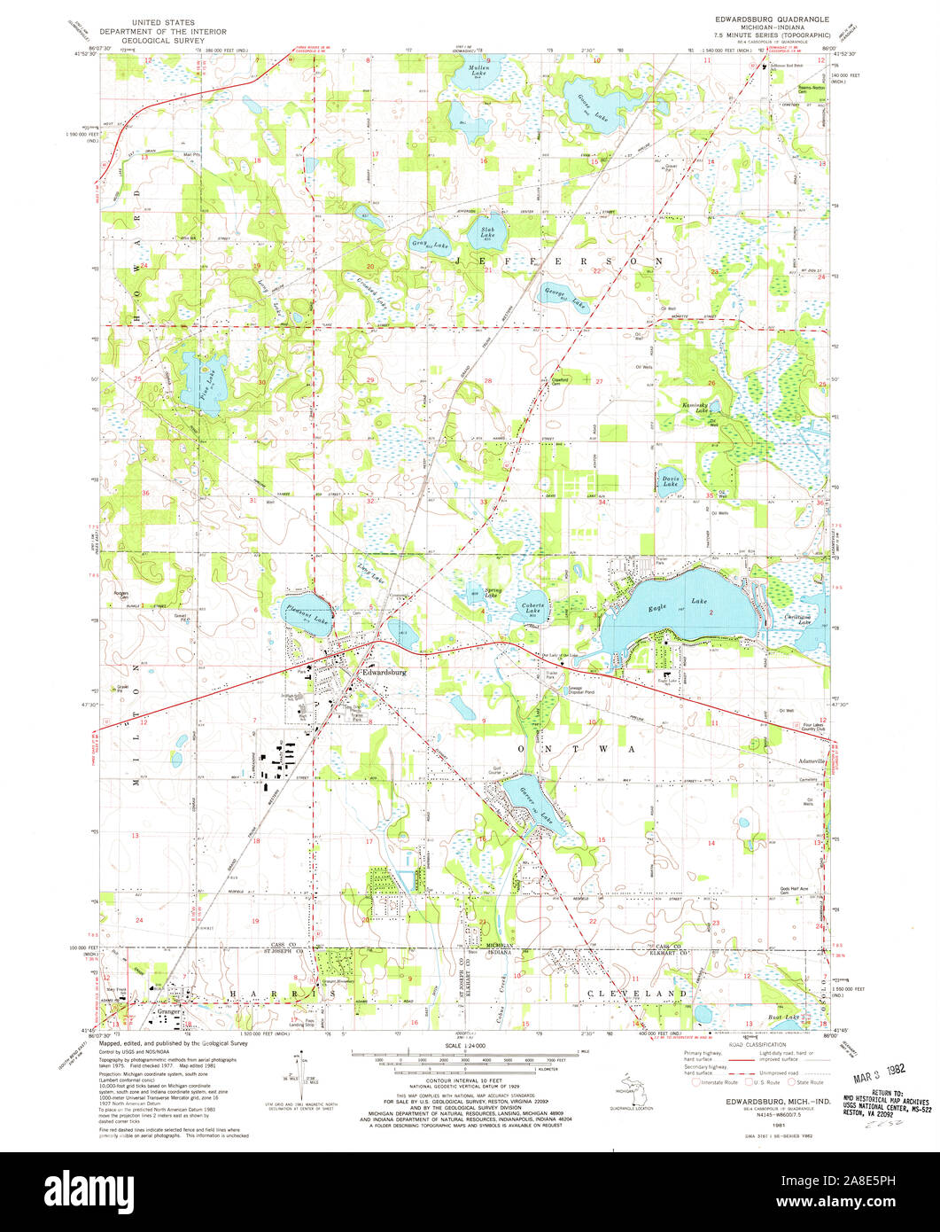 Edwardsburg hi-res stock photography and images - Alamy