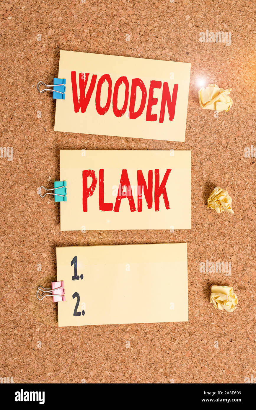 Handwriting text writing Wooden Plank. Conceptual photo wood or similar ...