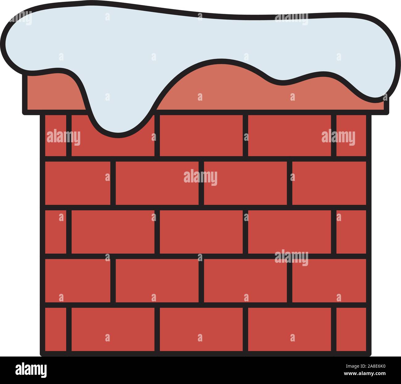 Exterior brick chimney design Cut Out Stock Images & Pictures - Alamy