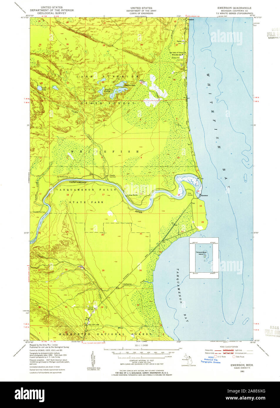 Emerson map Cut Out Stock Images & Pictures - Alamy