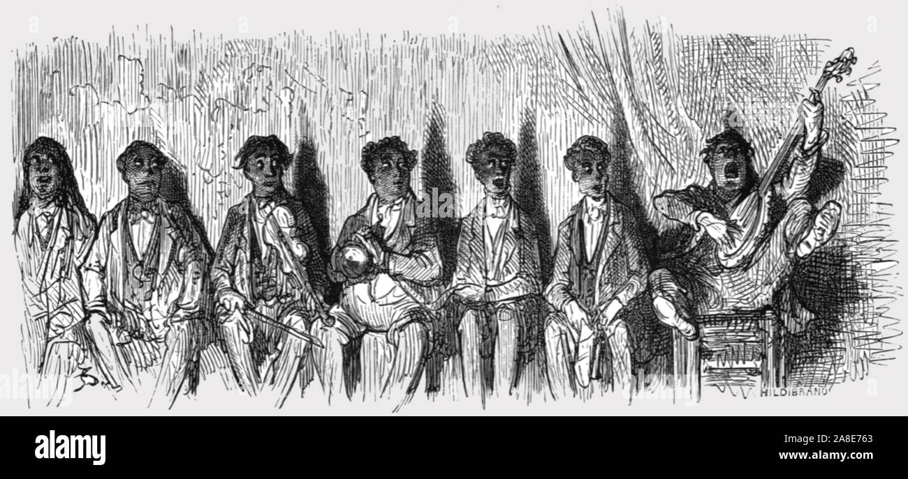 'The Christy Minstrels', 1872. Christy's Minstrels were formed in 1843 ...