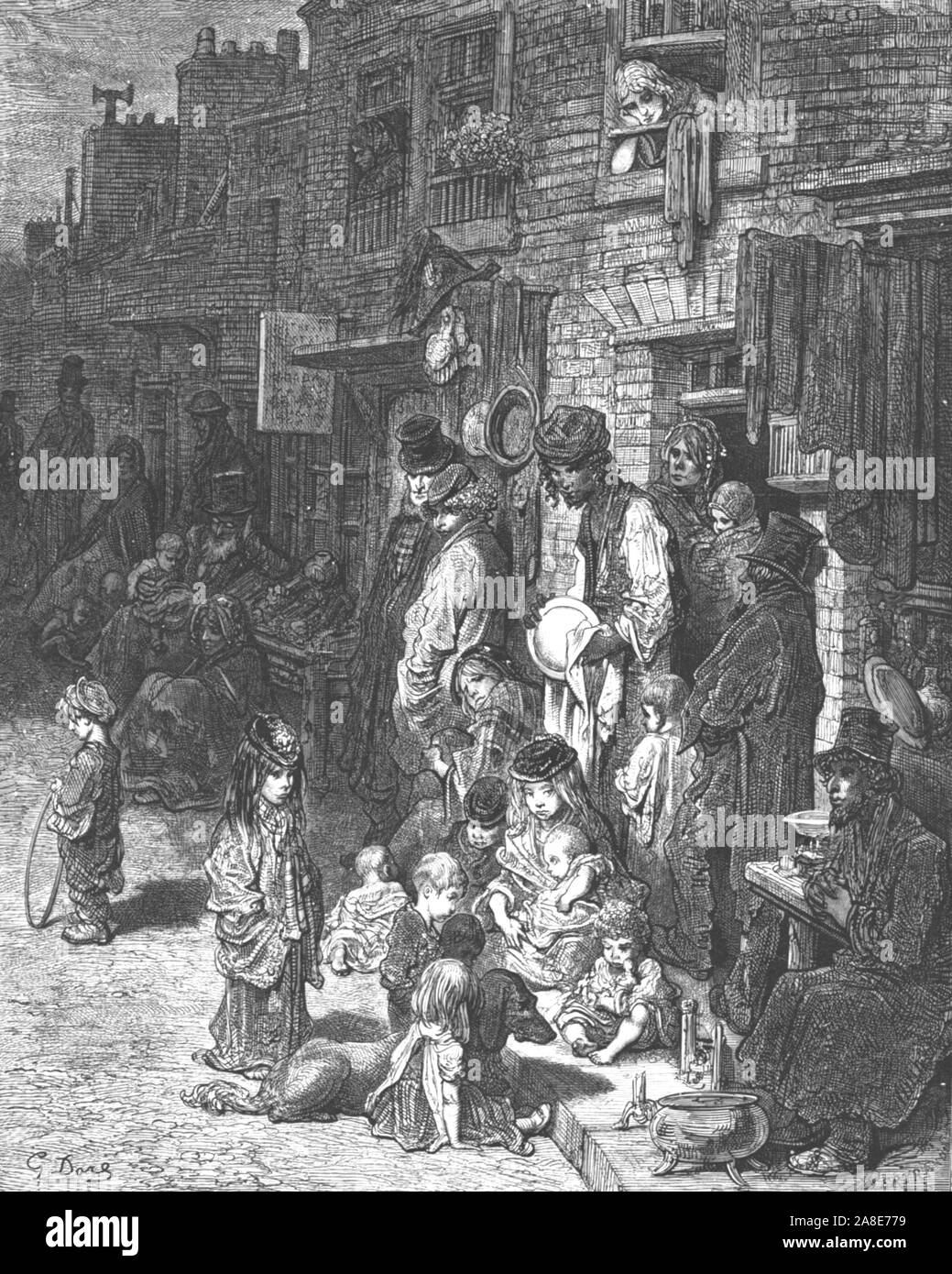 London slums 19th century hi-res stock photography and images - Alamy