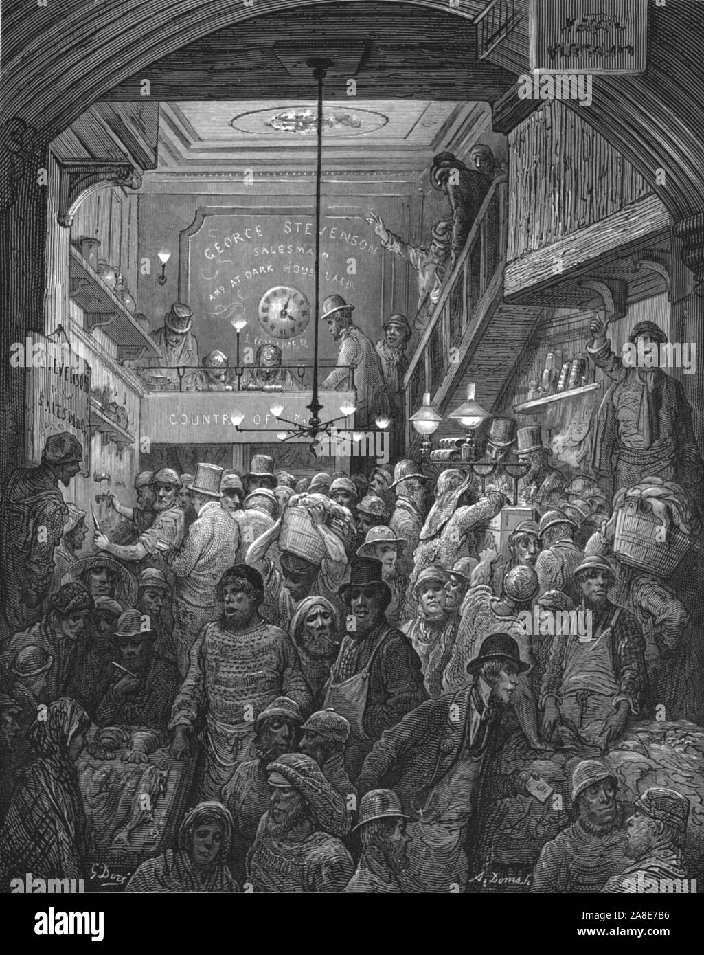 Gustave dore london billingsgate hi-res stock photography and images ...