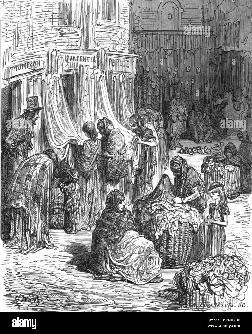 Female shopkeeper 19th century hi-res stock photography and images - Alamy