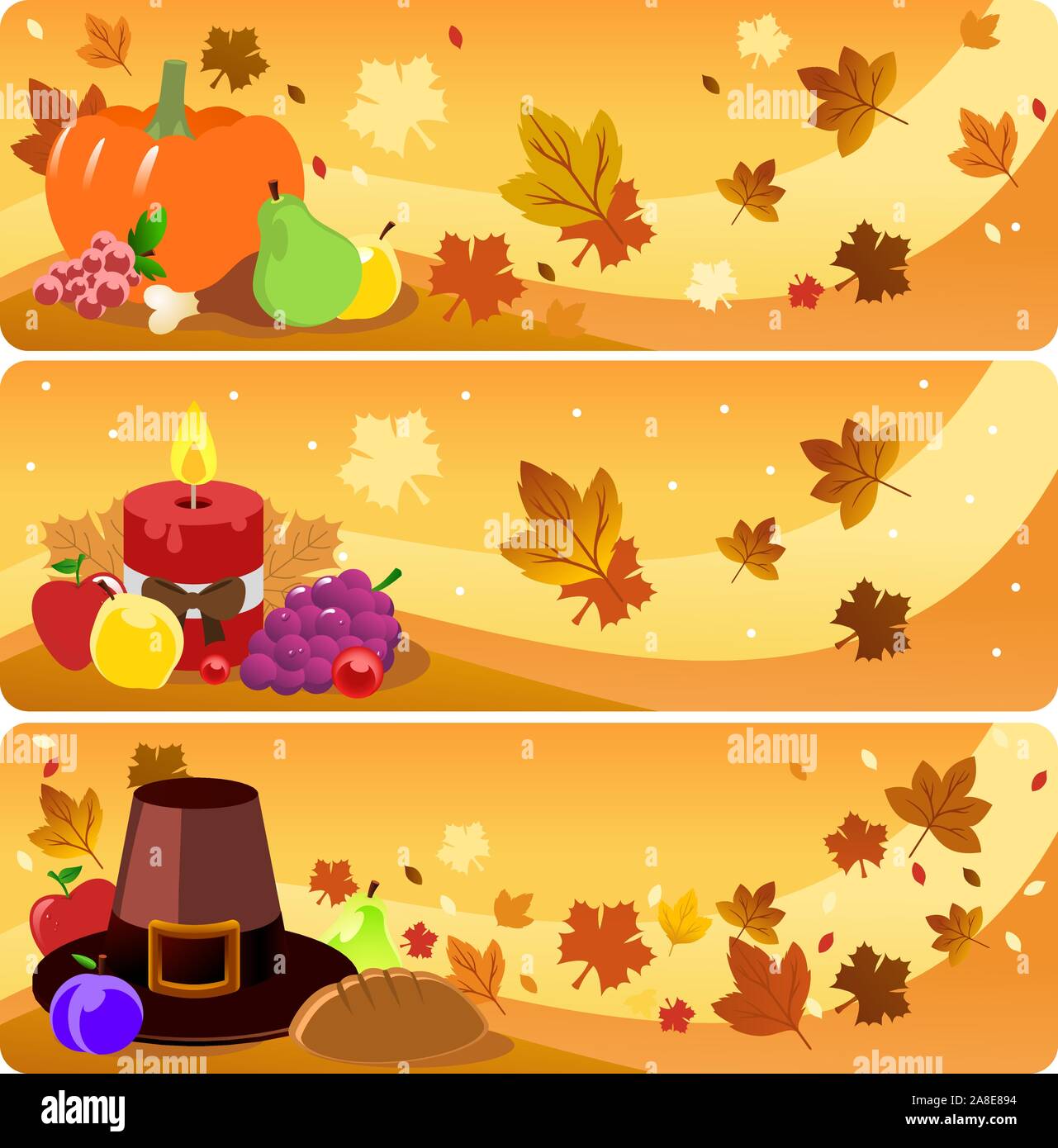 Thanksgiving table Stock Vector Images - Alamy