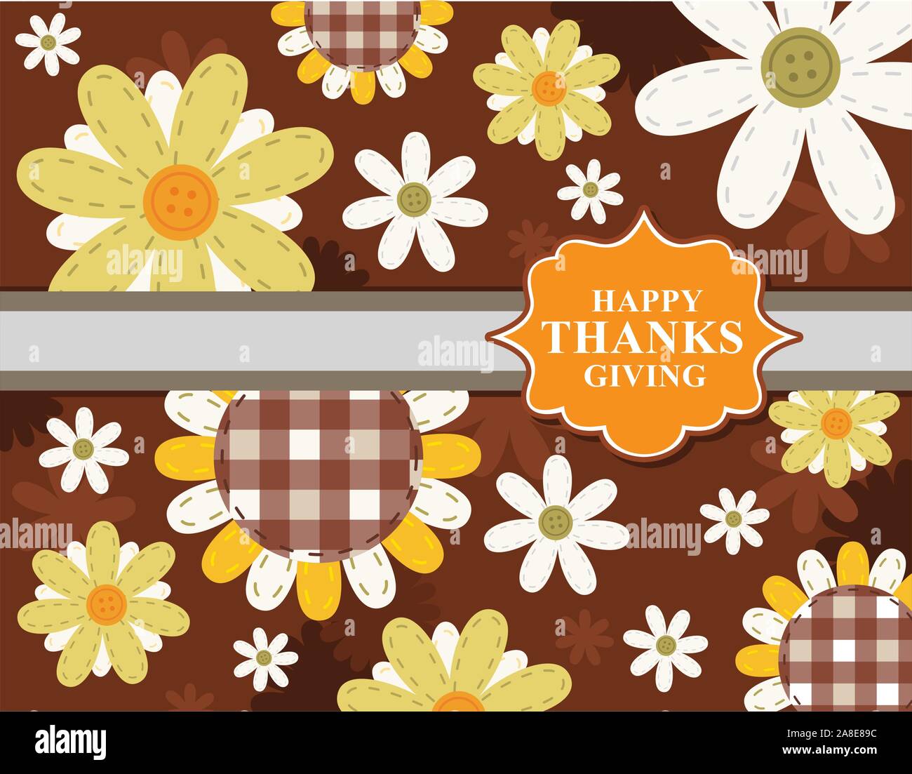 happy Thanksgiving day leaves design Stock Vector Image & Art - Alamy