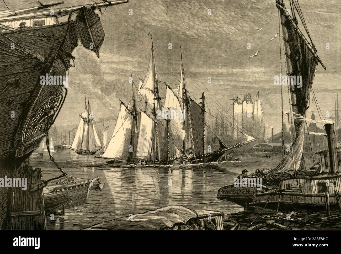 1874 sailing ship hi-res stock photography and images - Alamy