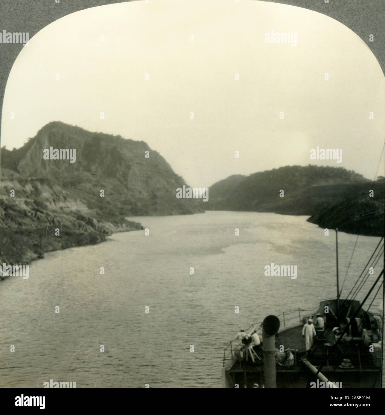 'Gold Hill, Gaillard Cut, Panama Canal', c1930s. Culebra, formerly ...