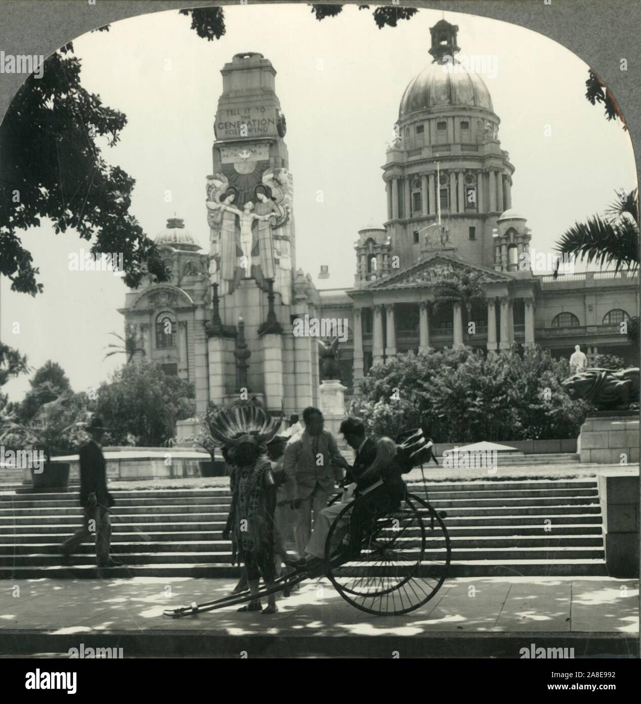 'Town Hall and World War Memorial, Durban, South Africa', c1930s ...