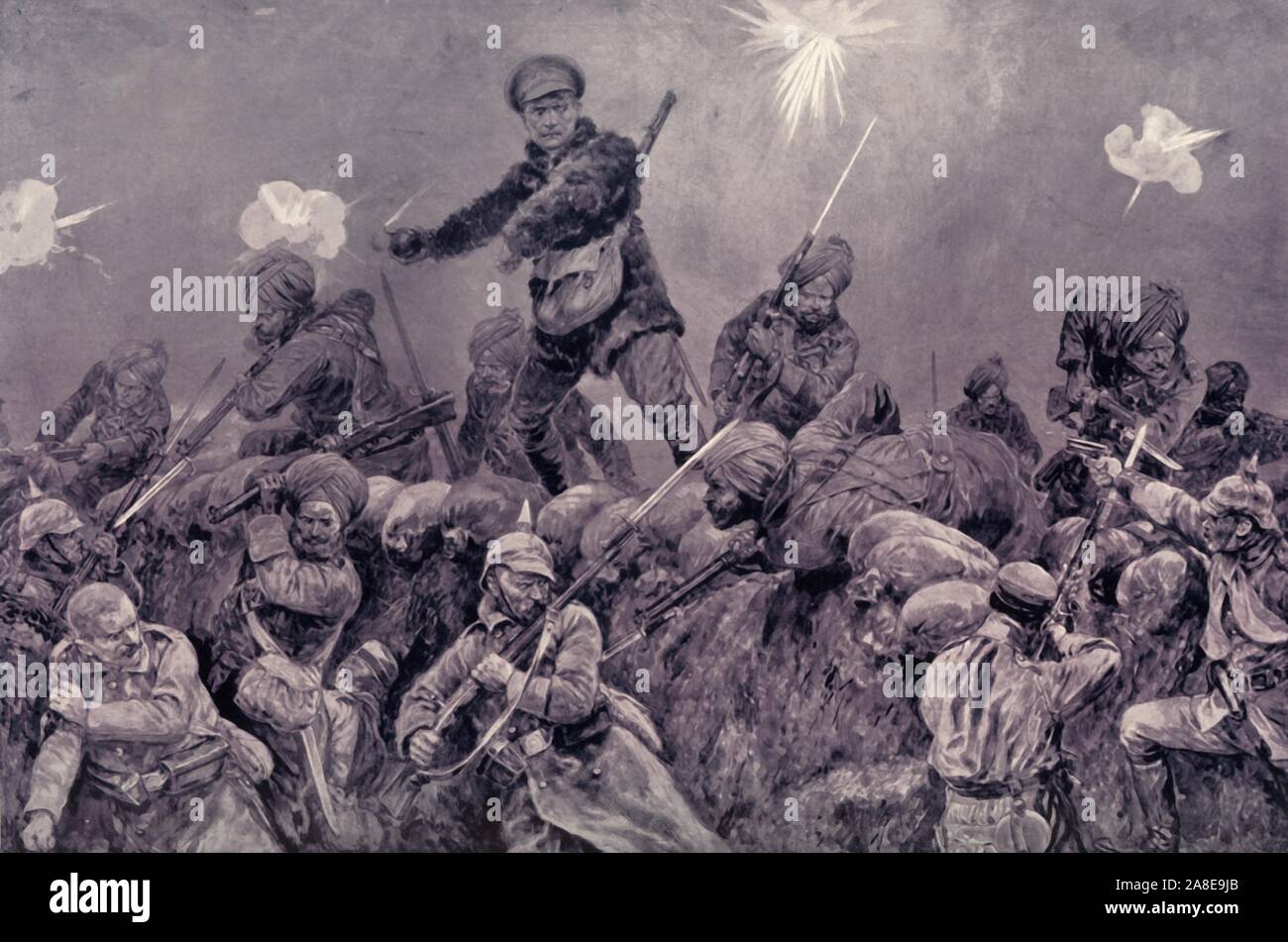 World war one bayonet charge hi-res stock photography and images - Alamy