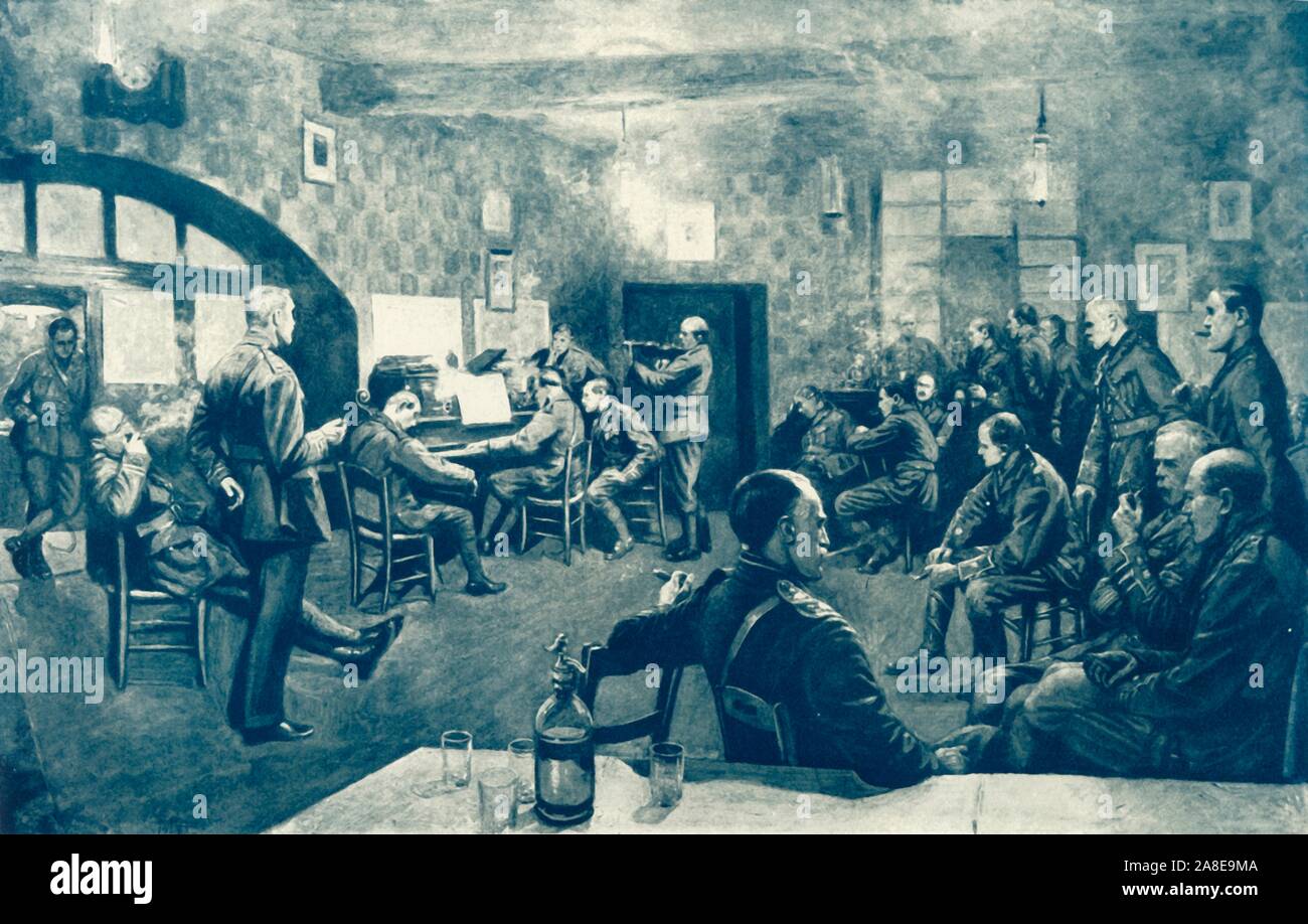 'An Evening Concert in Officers' Mess of the Artists Rifles', 1917 ...