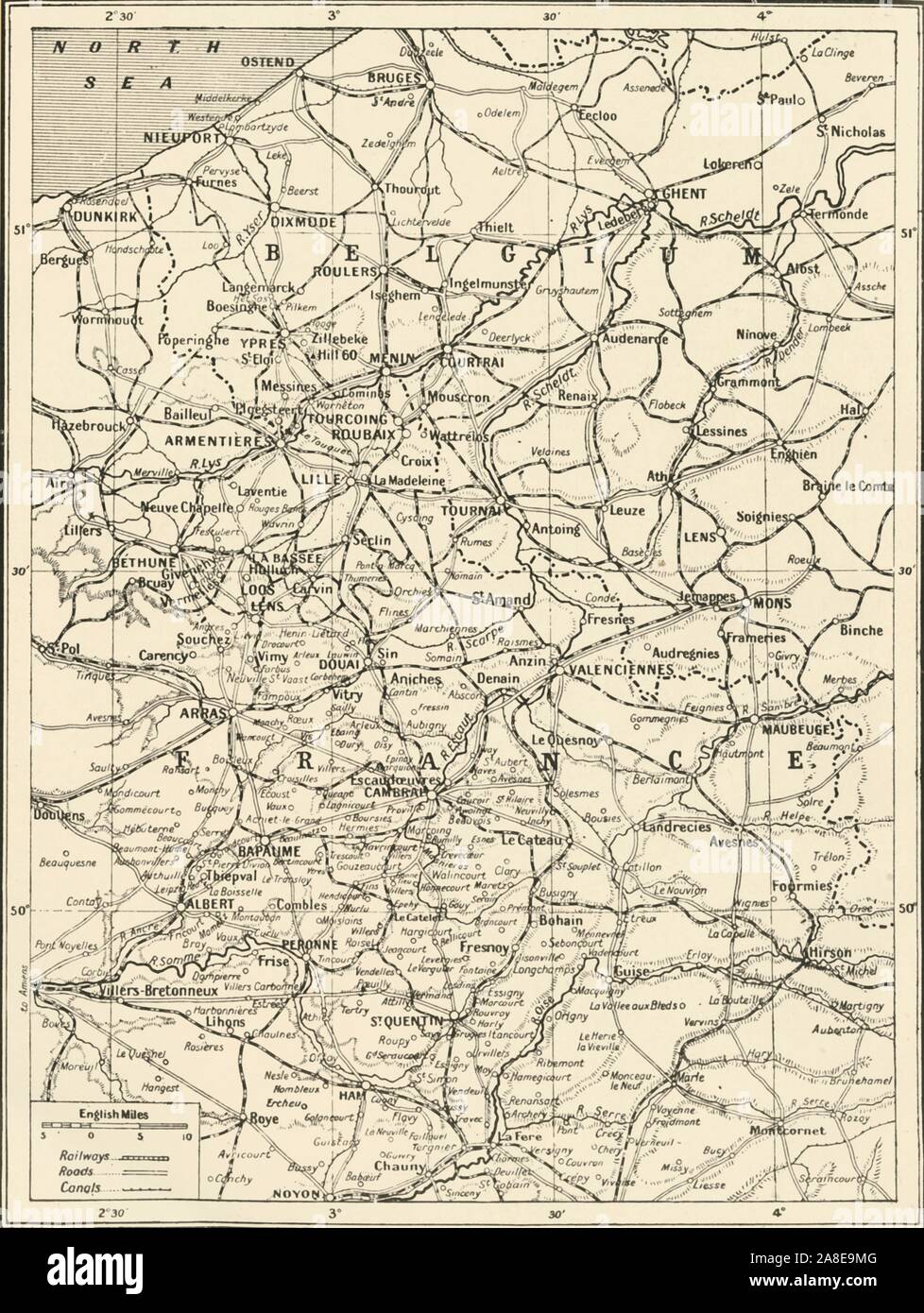 Map of arras hi-res stock photography and images - Alamy