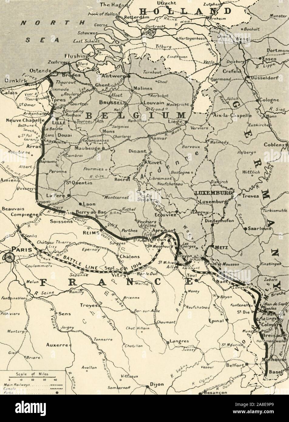 'The French Battle-Front in 1914 and 1915', 1916. Following the ...