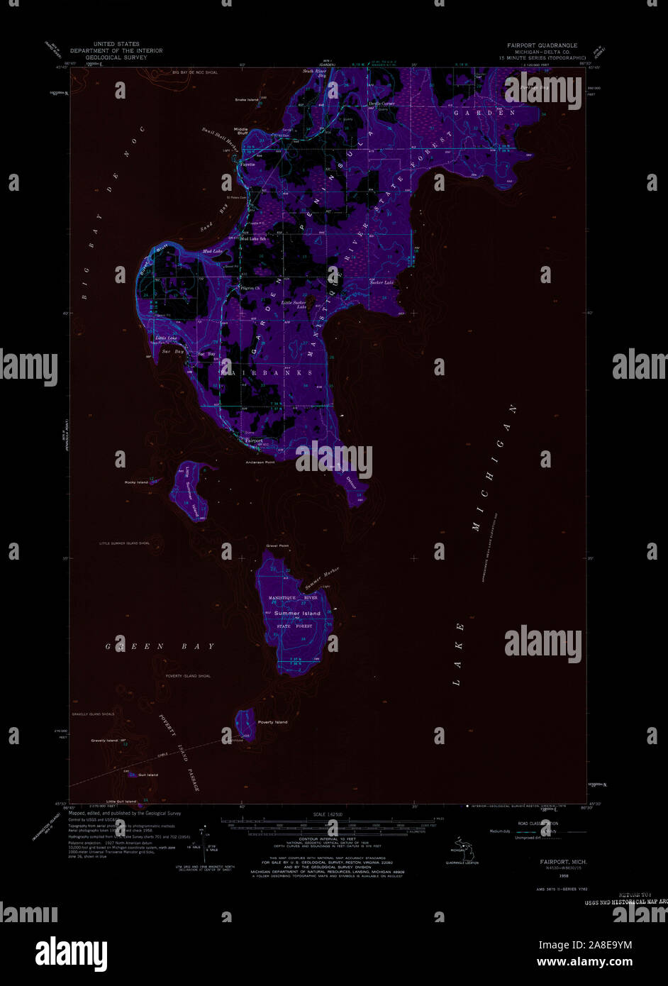 Map of fairport hi-res stock photography and images - Alamy