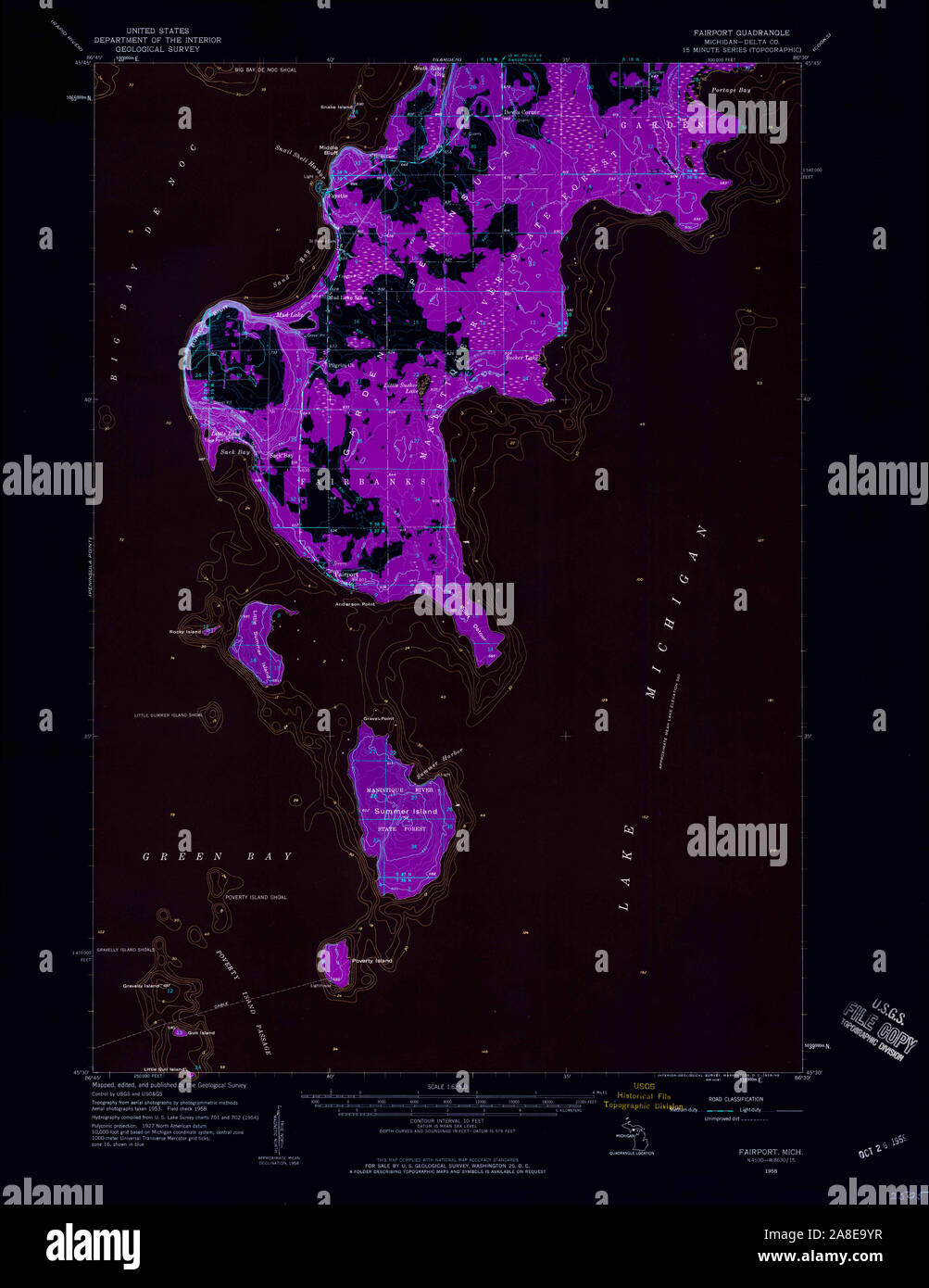 Fairport map hi-res stock photography and images - Alamy