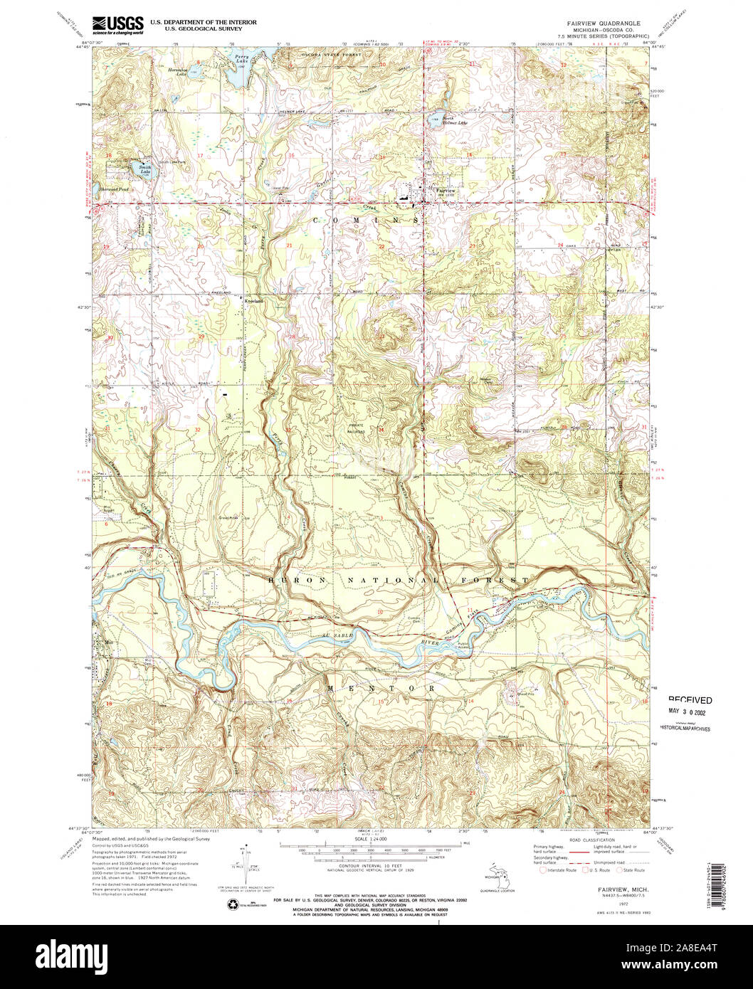 Map of fairview Cut Out Stock Images & Pictures - Alamy