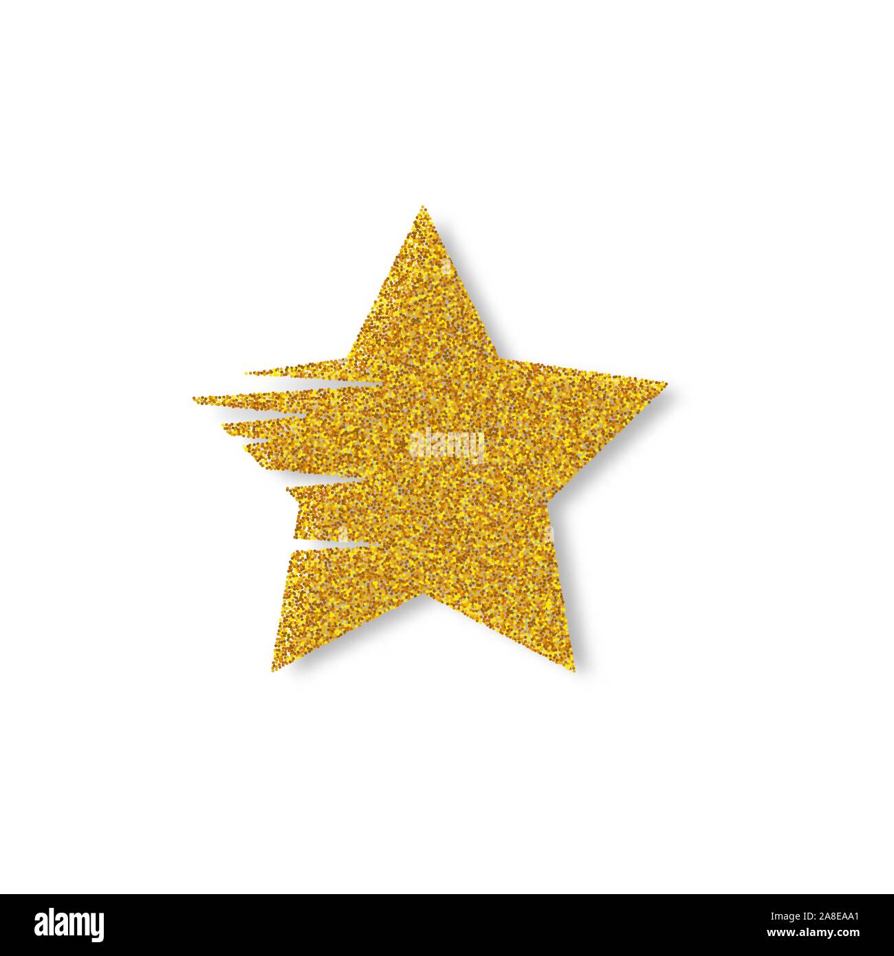 Gold glitter vector star. Golden sparkle luxury design element. Amber particles. eps 10 Stock ...