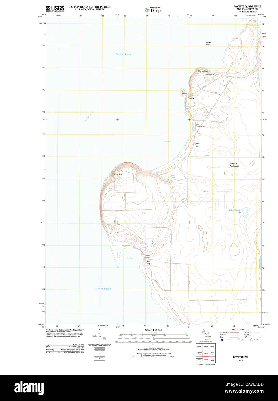 Map of fayette hi-res stock photography and images - Alamy