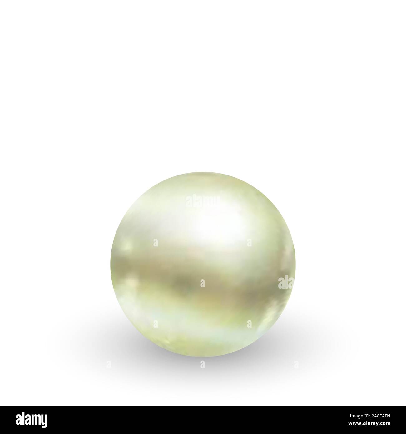 Realistic shiny sphere gem isolated on white background. Round vector ...