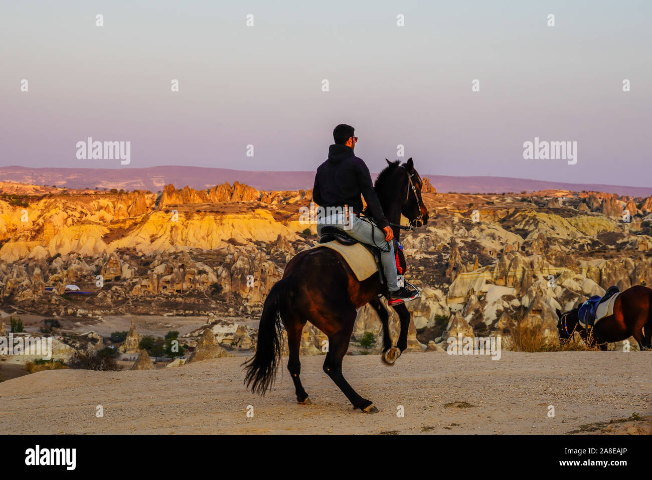 Cappadocia horse riding and stunning scenery, Rose Valley. Goreme ...