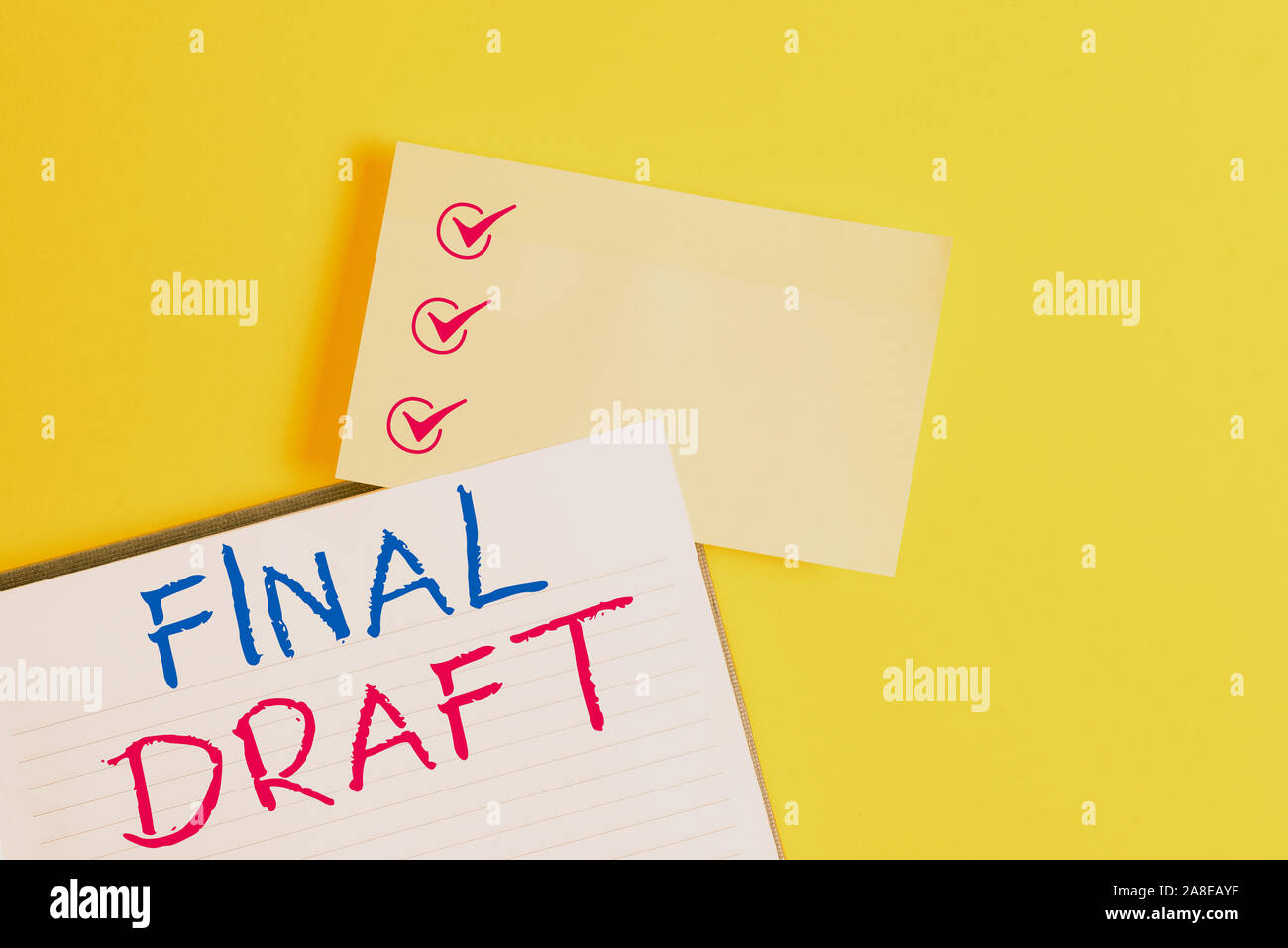 Final draft paper hi-res stock photography and images - Alamy