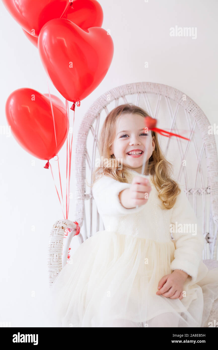 Girl run red balloon hi-res stock photography and images - Alamy