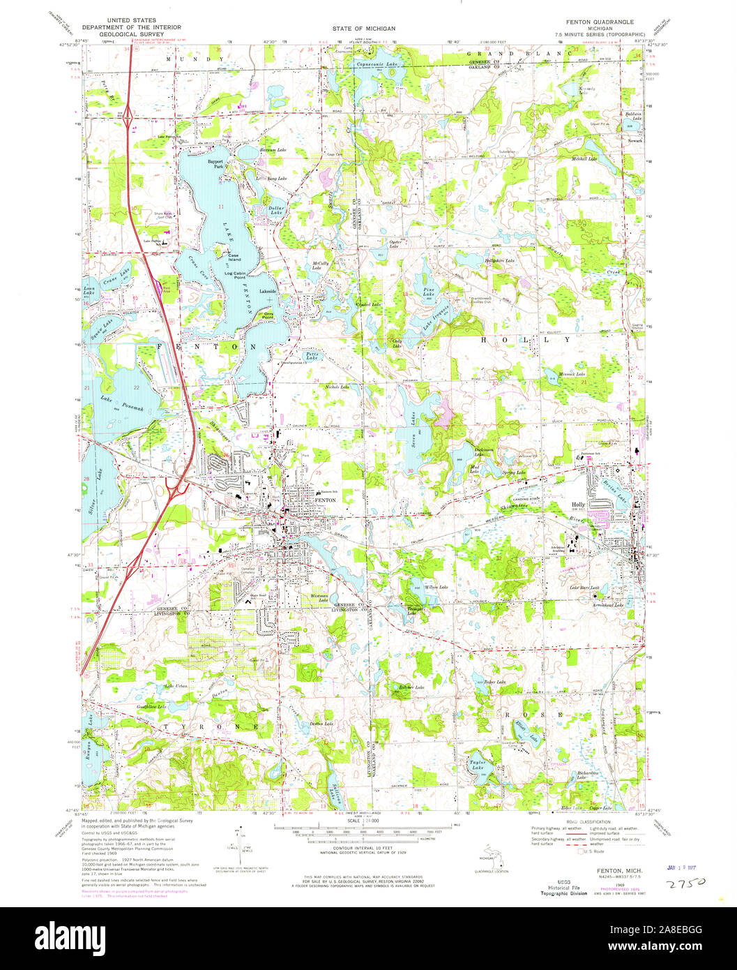 Fenton map hi-res stock photography and images - Alamy