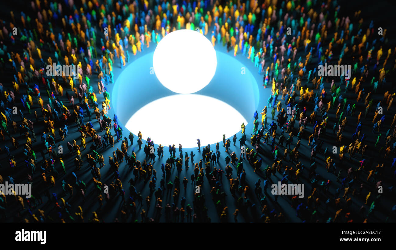 Crowd people group hi-res stock photography and images - Alamy