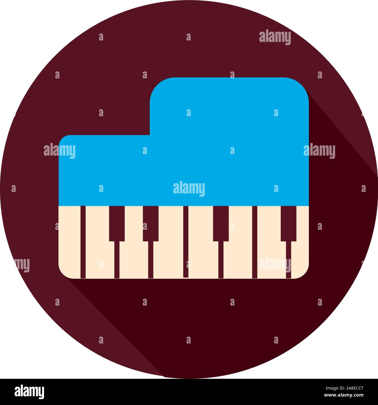 Isolated piano instrument vector design Stock Vector Image & Art - Alamy