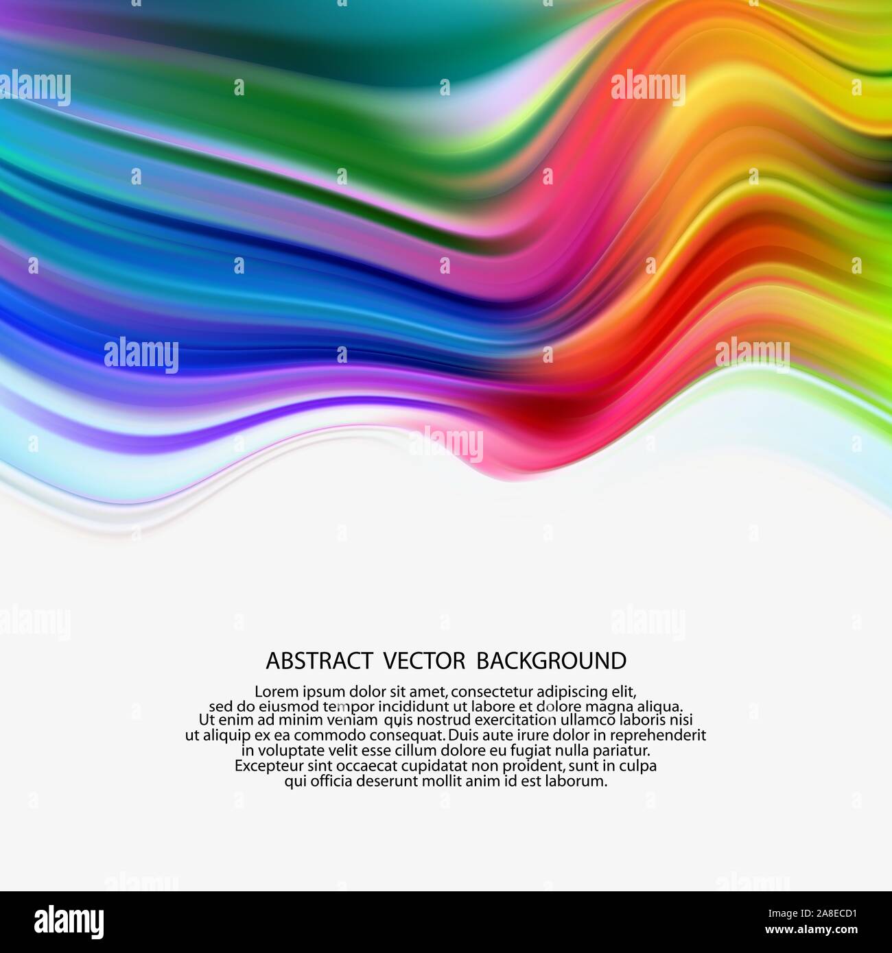 Colored vertical stream acrylic paint Abstract vector background. eps ...