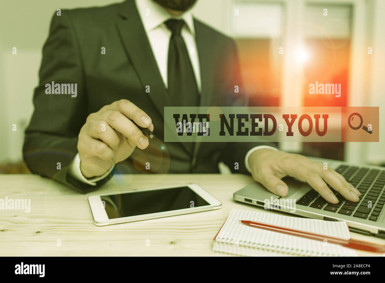 Conceptual hand writing showing We Need You. Concept meaning to fulfill ...