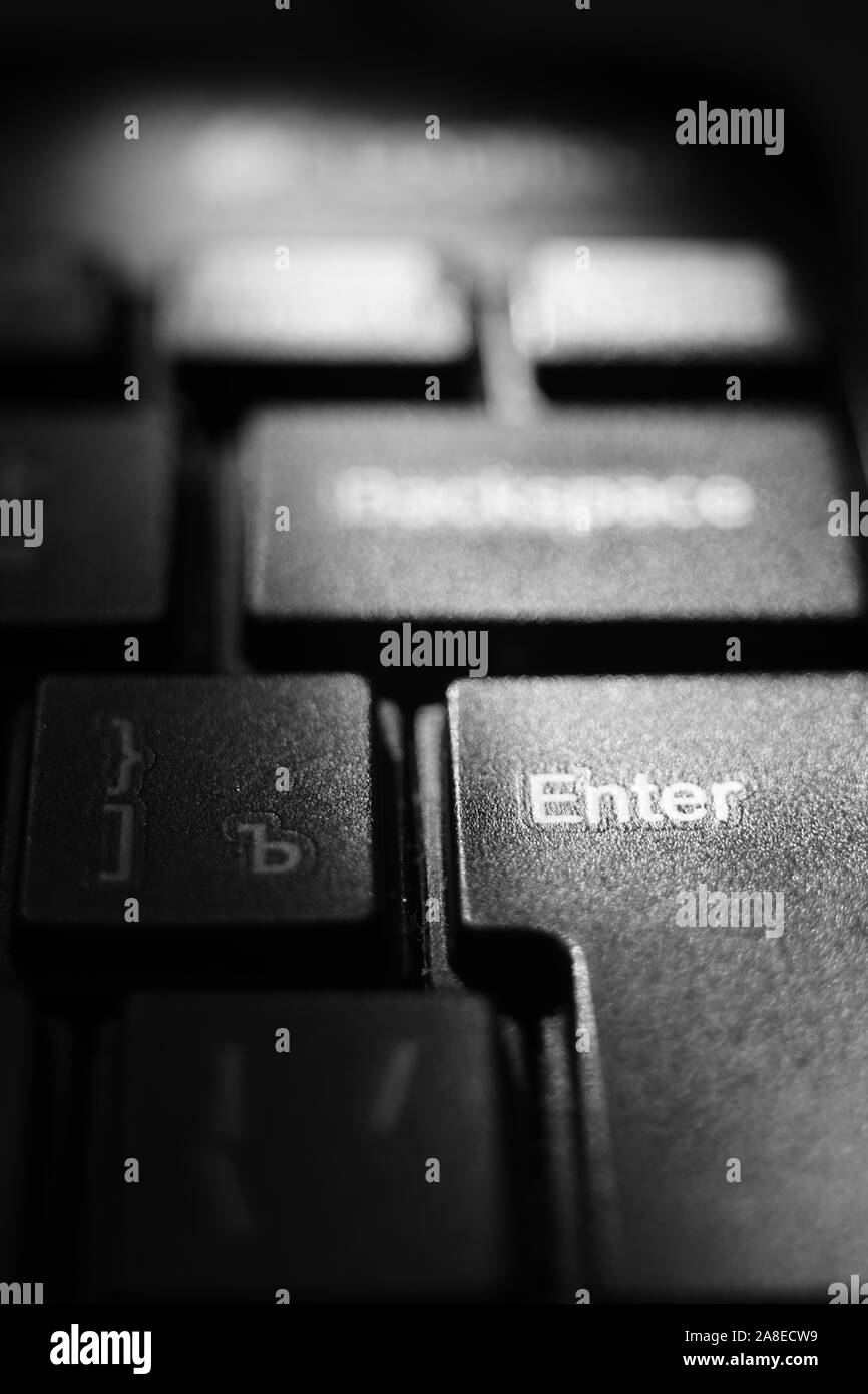 Enter sign office Black and White Stock Photos & Images - Alamy