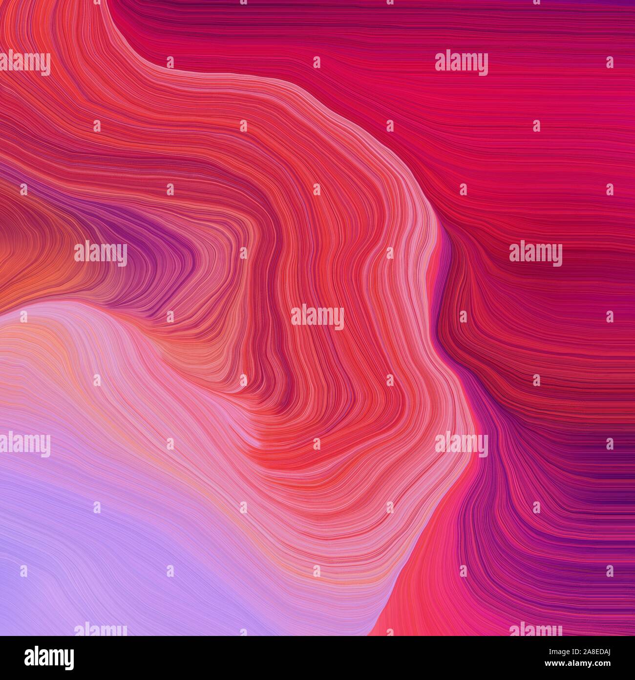 quadratic graphic illustration with crimson, plum and pale violet red ...