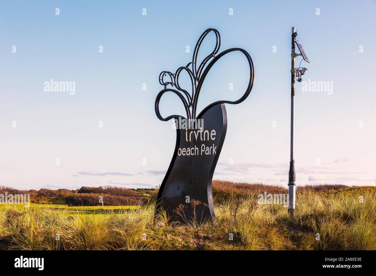Irvine Beach Park, Irvine, Ayrshire, Scotland, UK Stock Photo - Alamy