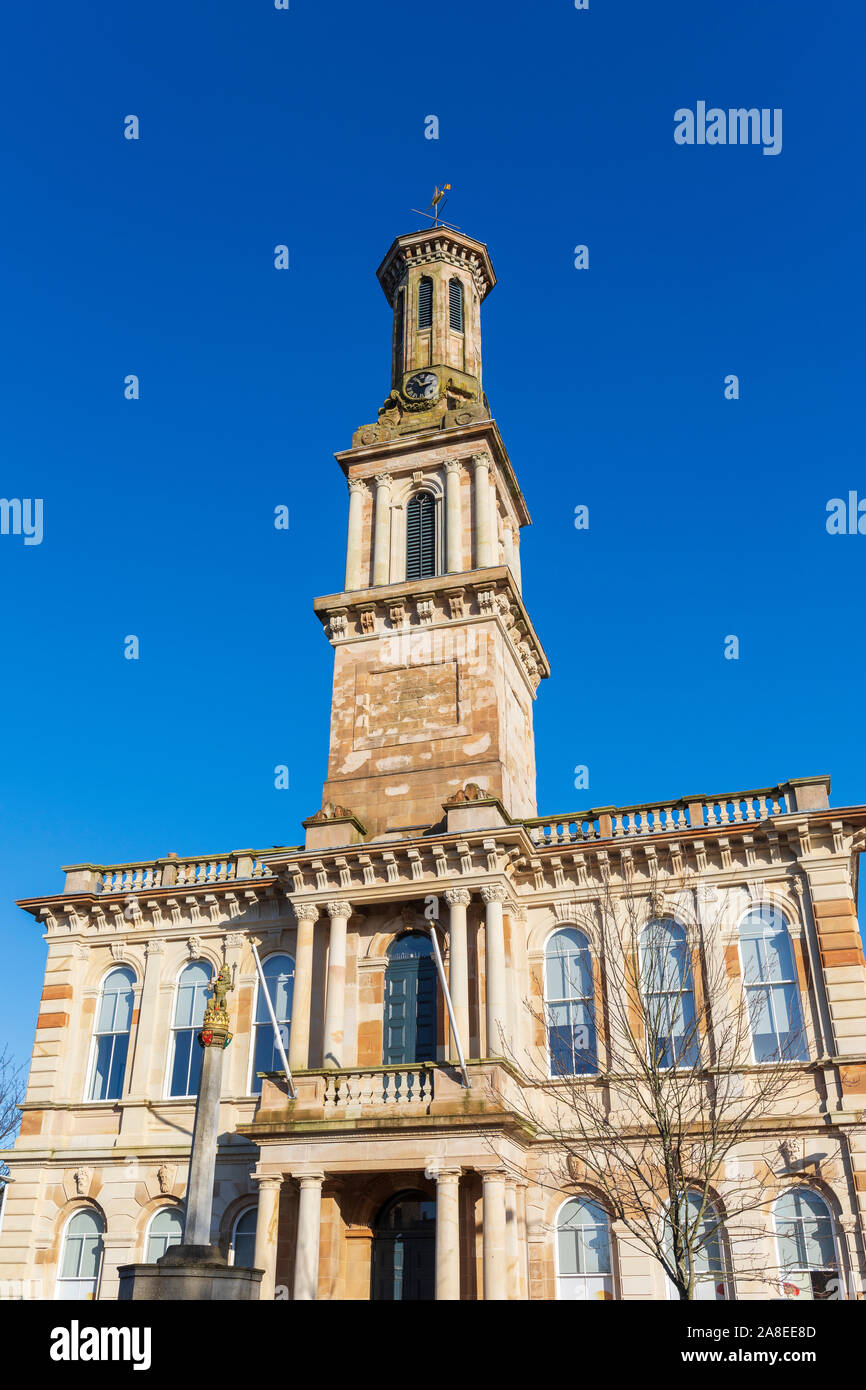 Irvine Townhouse, a 19th century historical listed building, built in ...