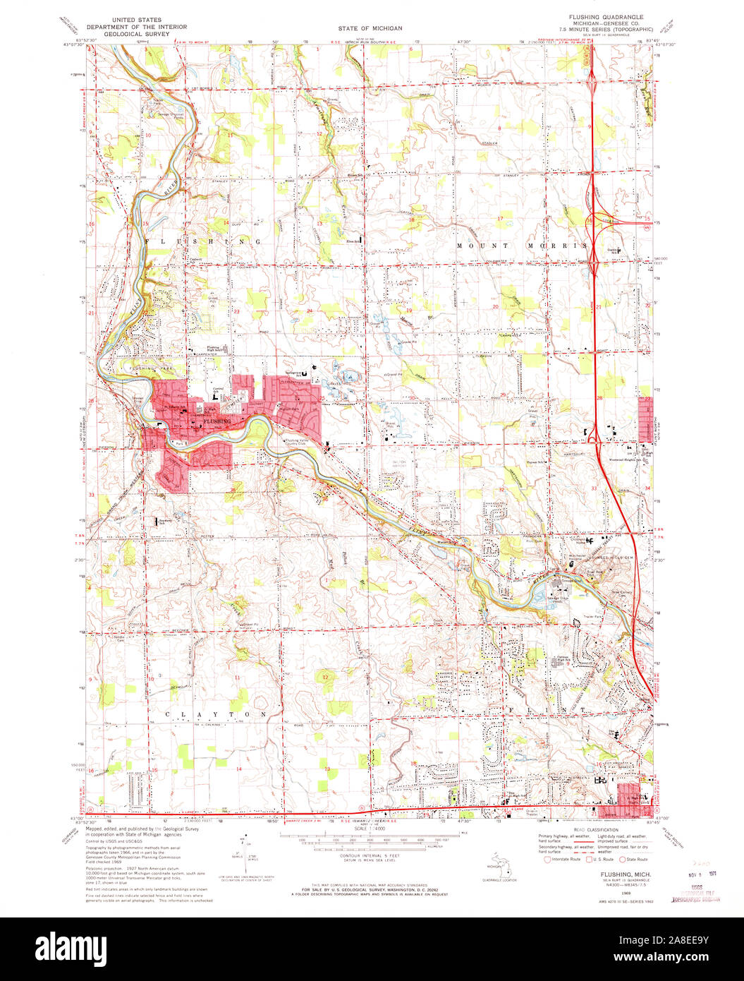Flushing Mi Map at Thomas Wilk blog