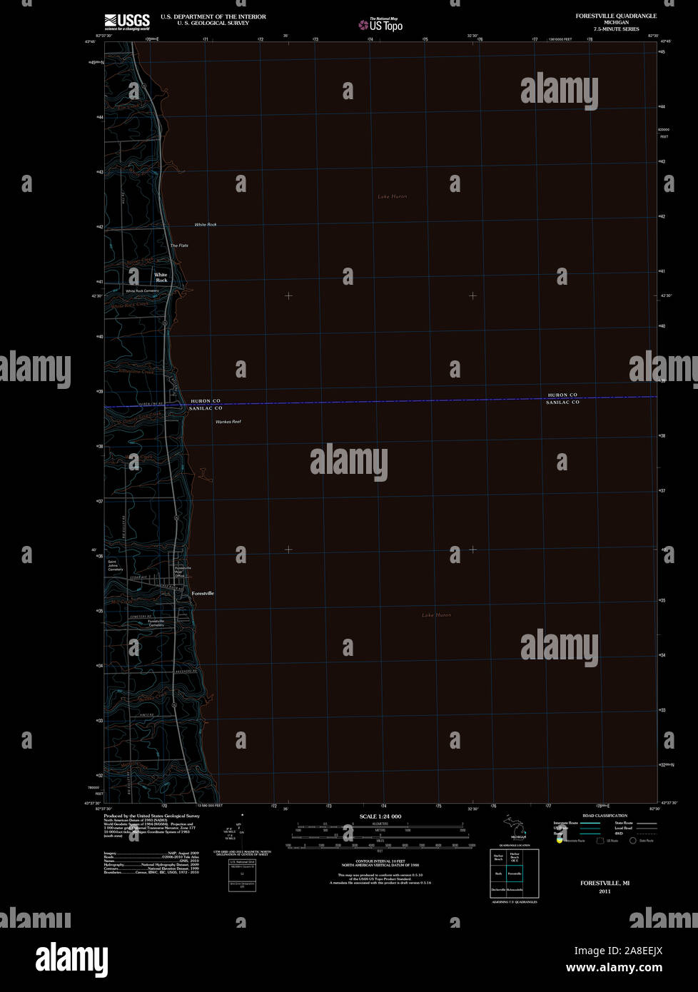 Forestville map hi-res stock photography and images - Alamy