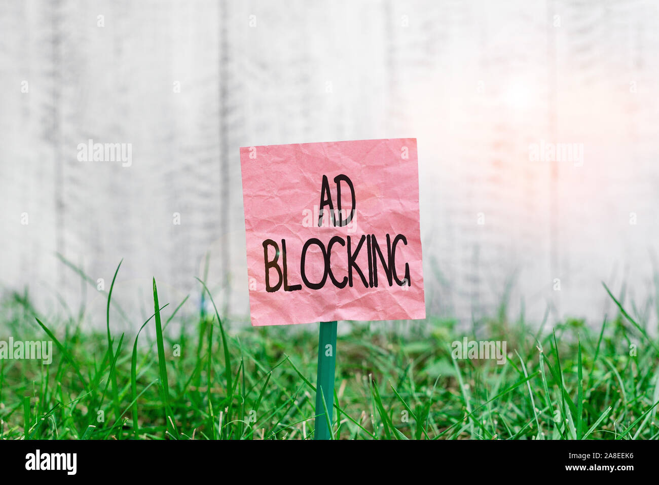 Conceptual Hand Writing Showing Ad Blocking Concept Meaning Program That Will Remove Different