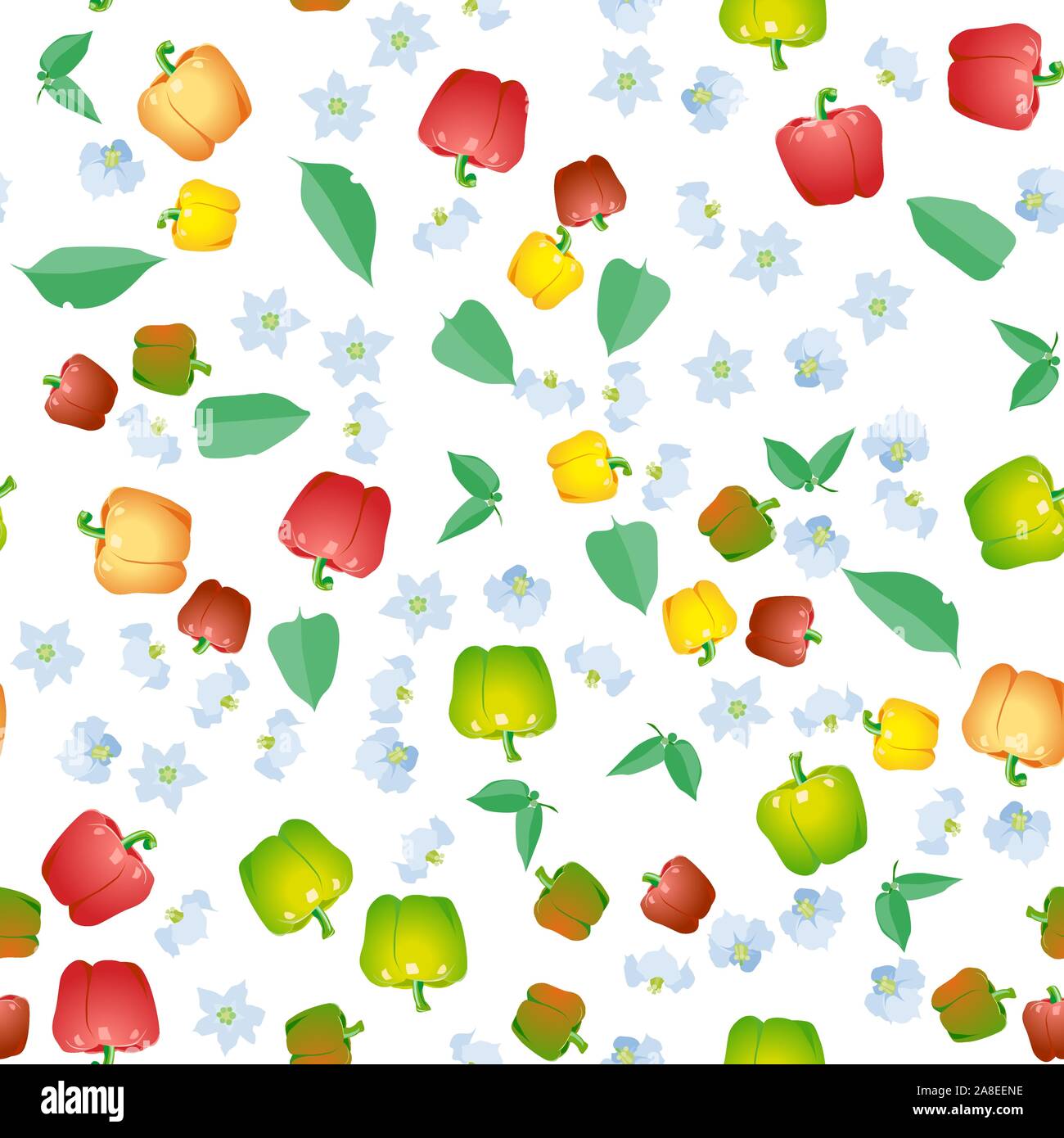 Texture fresh green peppers Stock Vector Images - Alamy