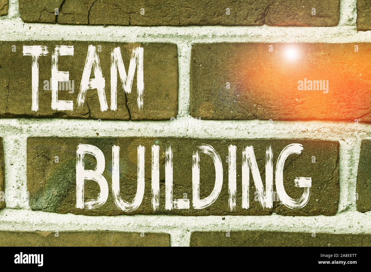 Writing note showing Team Building. Business concept for various types ...