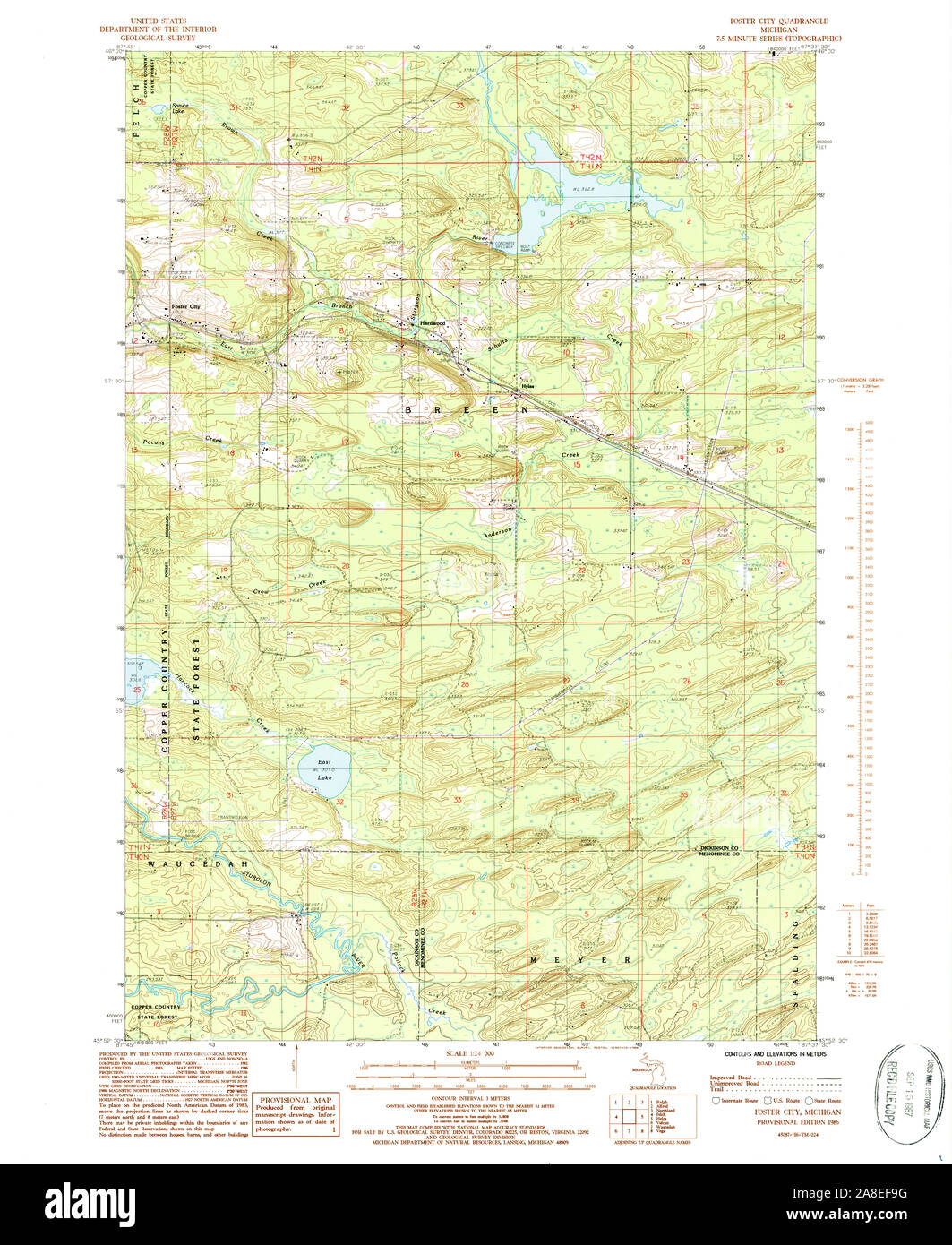 Foster map Cut Out Stock Images & Pictures - Alamy