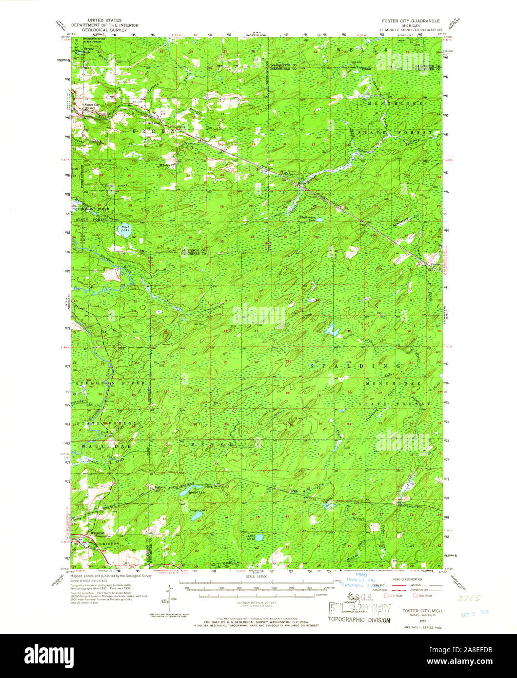 Foster map Cut Out Stock Images & Pictures - Alamy